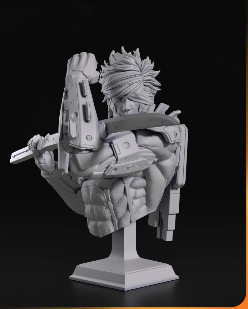 Raiden Cyborg Ninja STL File: 3D Printable Figurine (digital Download ...
