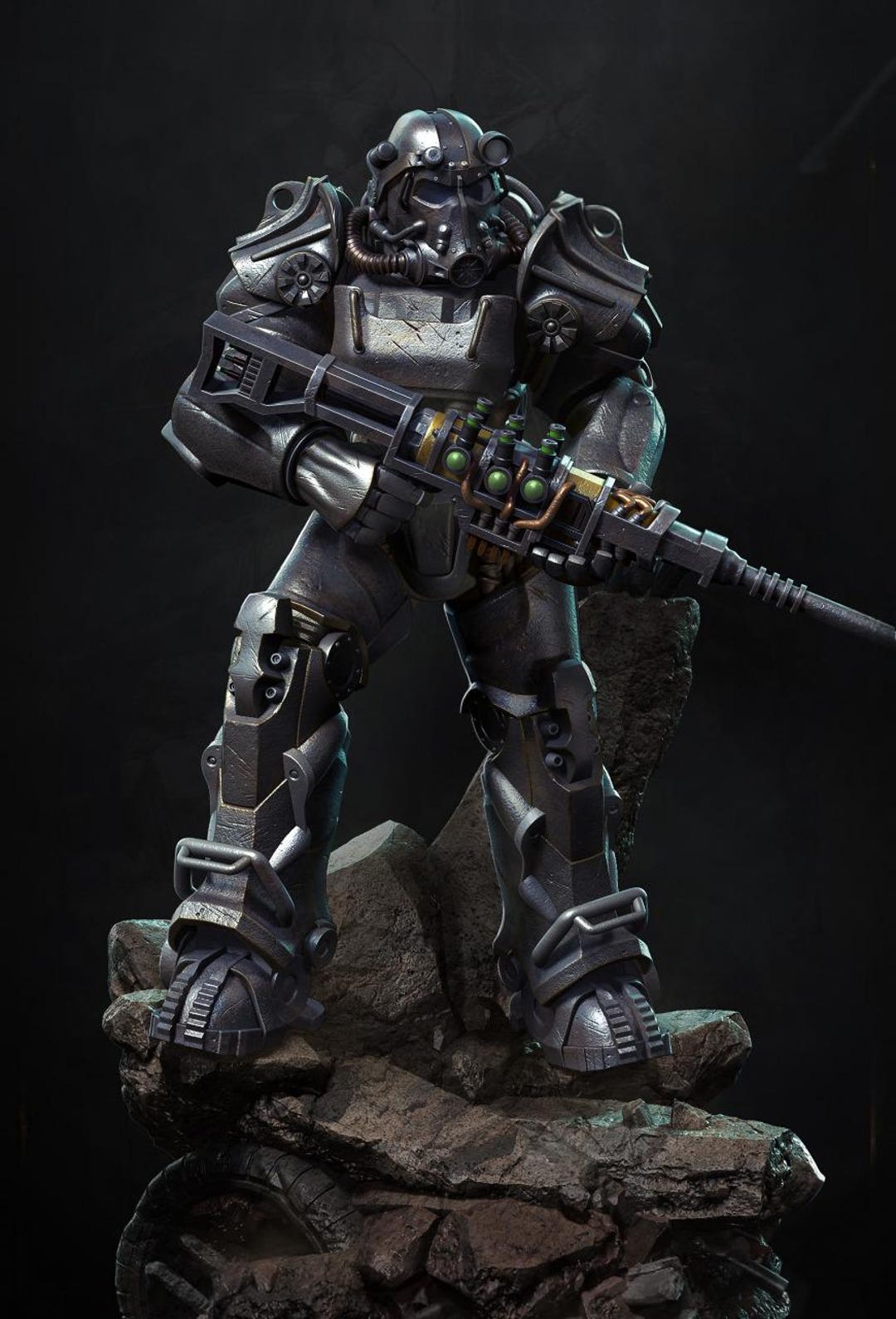 Post-apocalyptic Power Suit STL – Armored Exoskeleton 3D Print Model - Etsy