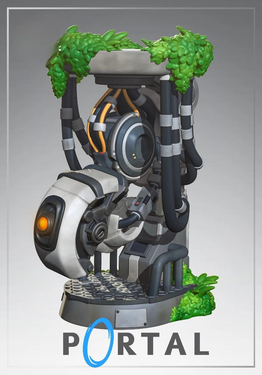 Chibi Glados AI Core – Portal Game Inspired 3D Printable Model - Etsy