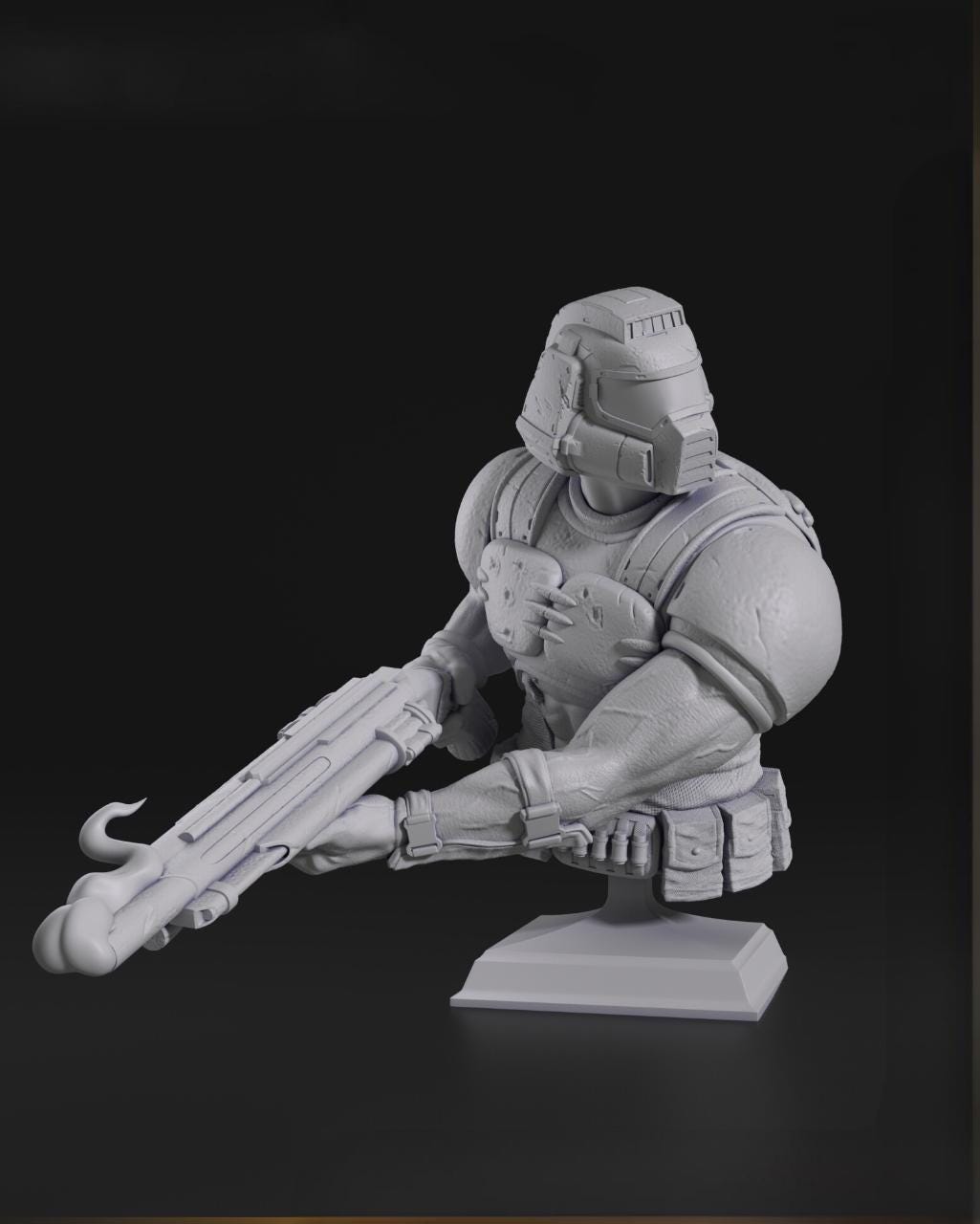 Modelo 3D STL de Hell Dominator: figura imprimible del legendario Demon ...