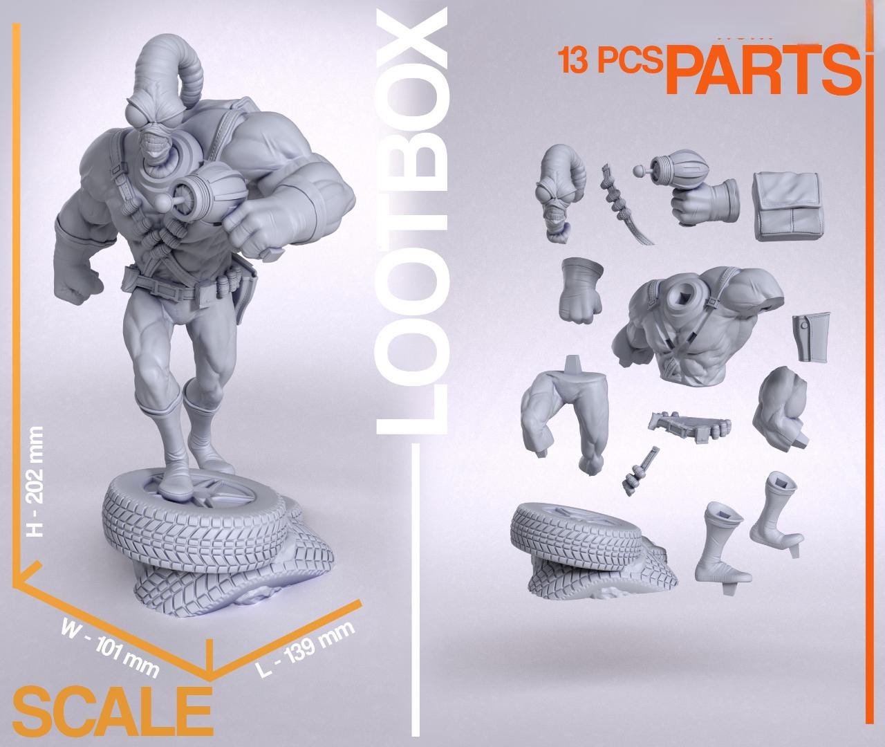 3D Printable Jimy Soldier Worm Hero: Retro Space Warrior STL File - Etsy