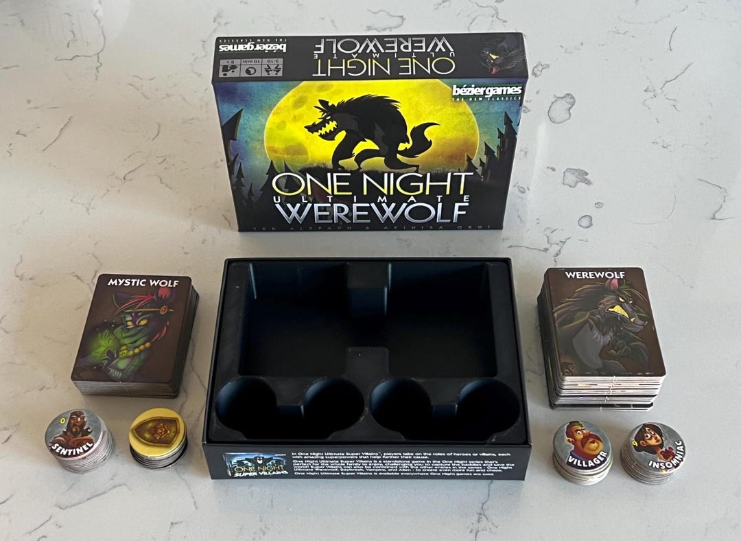One Night Ultimate Werewolf and Daybreak Box Insert - Etsy