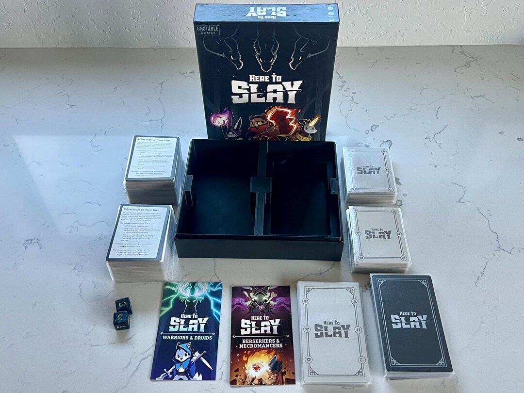Here to Slay Insert for Base Game, Warriors Druids, and Berserkers ...