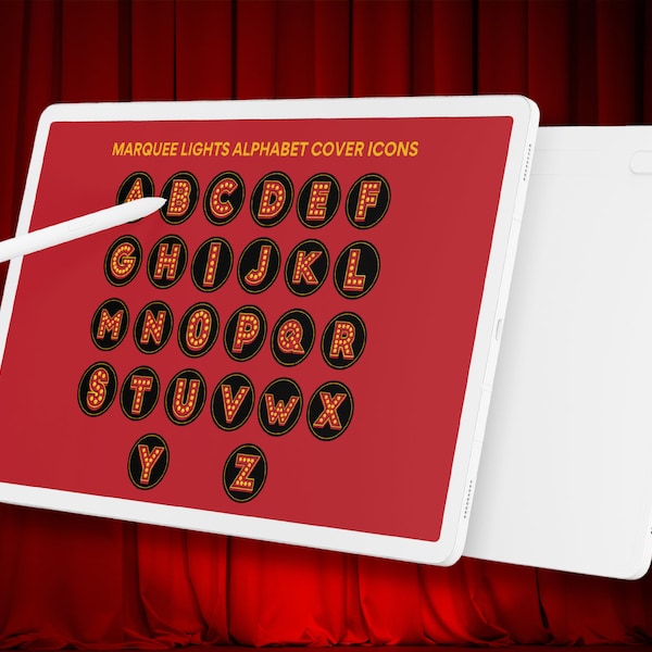 Marquee Lights Alphabet - Etsy
