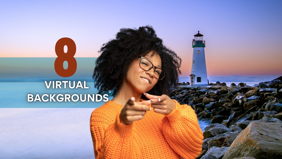 Lighthouse Zoom Virtual Backgrounds Backdrop Office Background ...