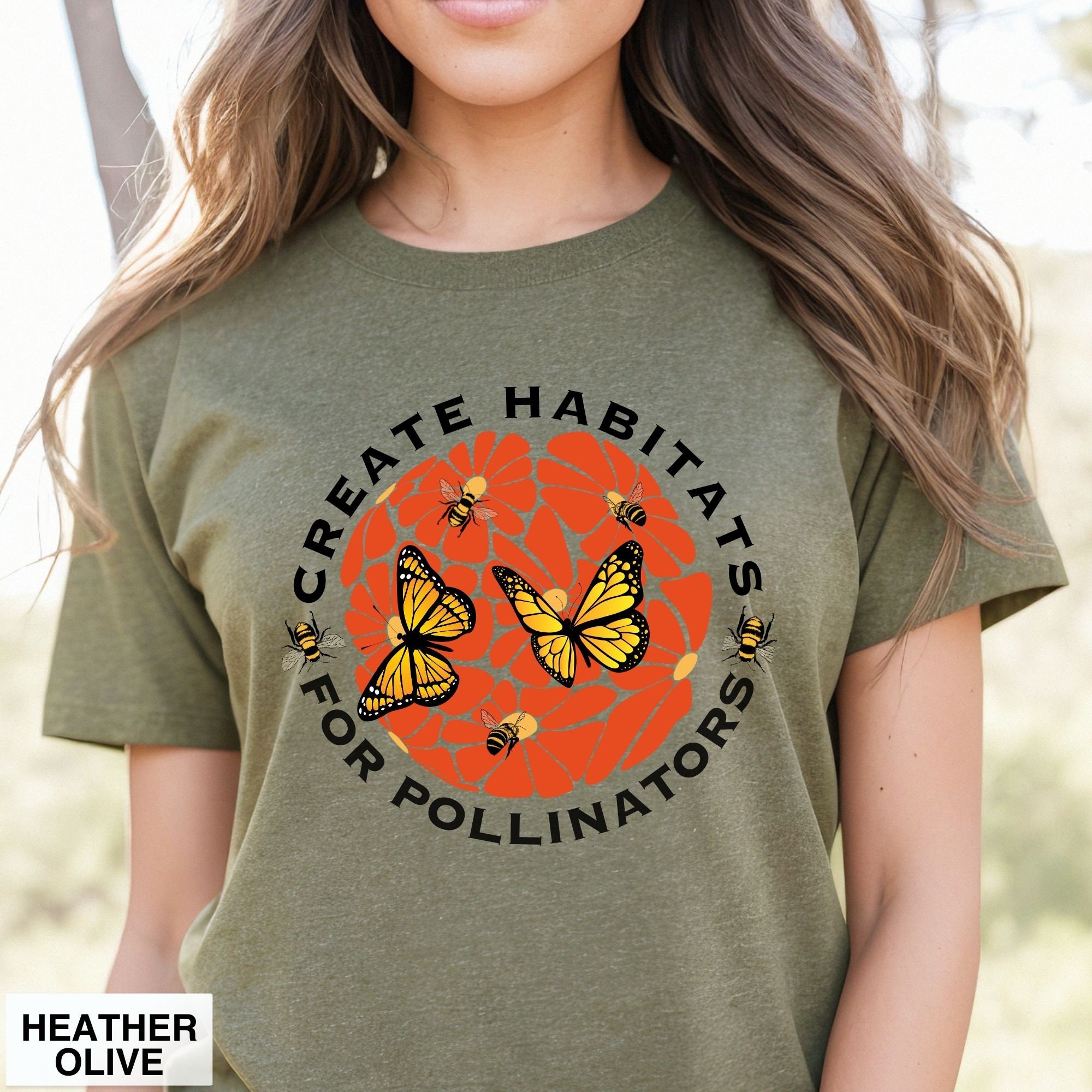 Save the Bees T-shirt, Bee Lover Tee, Pollinator Garden Shirt, Gardener ...