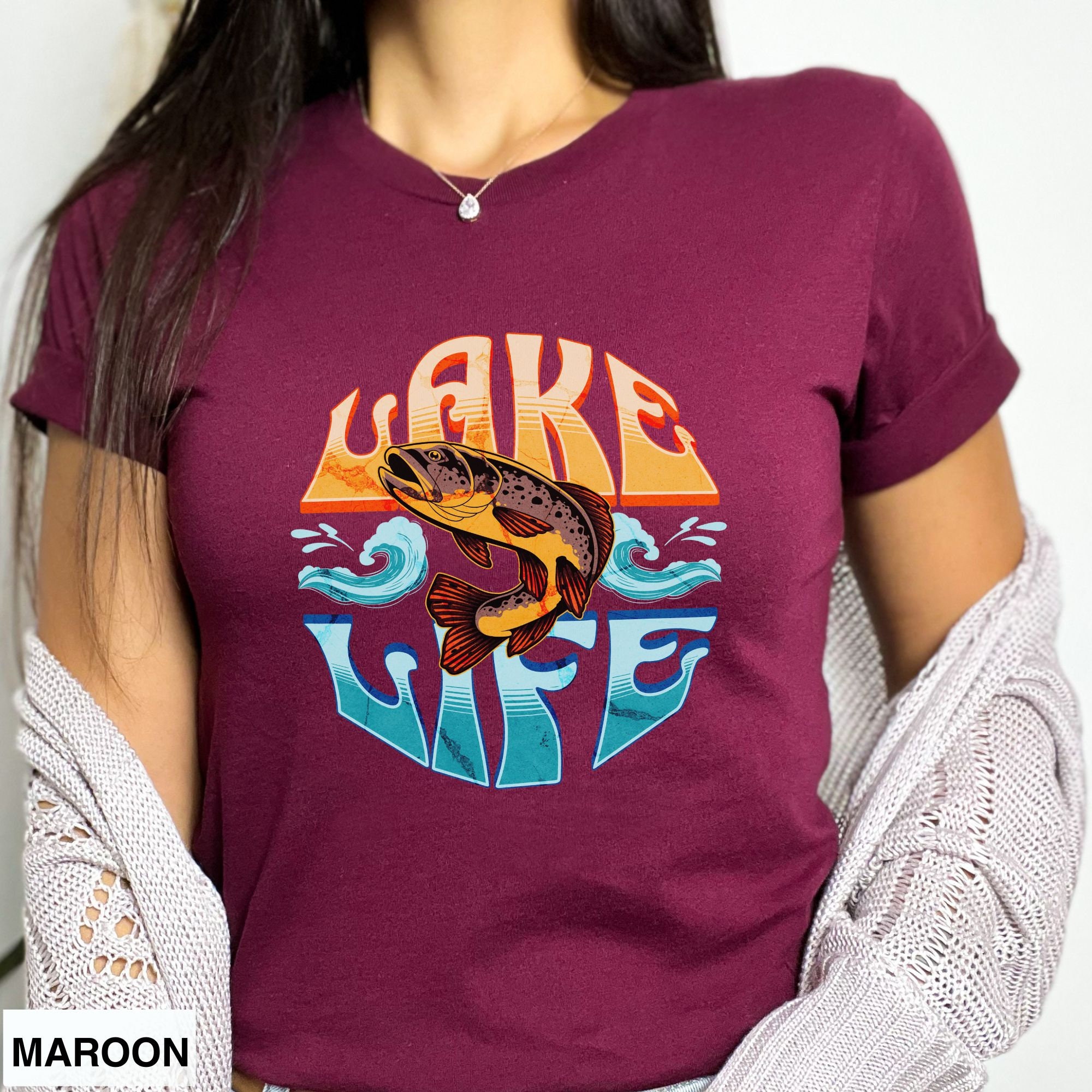 Lake Life T-shirt, Fishing T-shirt, Fisherman T-shirt, Angler T-shirt ...