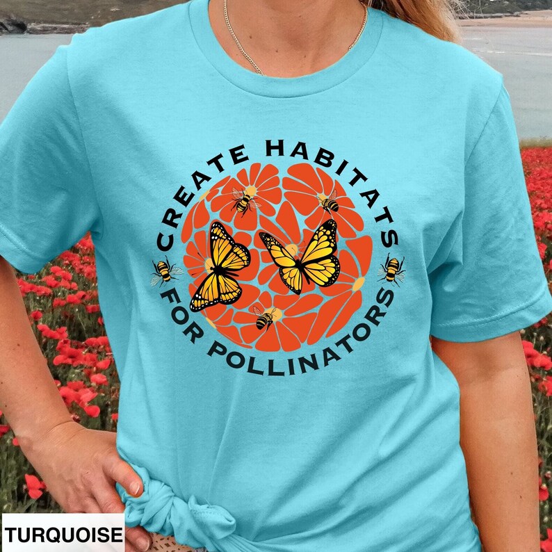 Save the Bees T-shirt, Bee Lover Tee, Pollinator Garden Shirt, Gardener ...