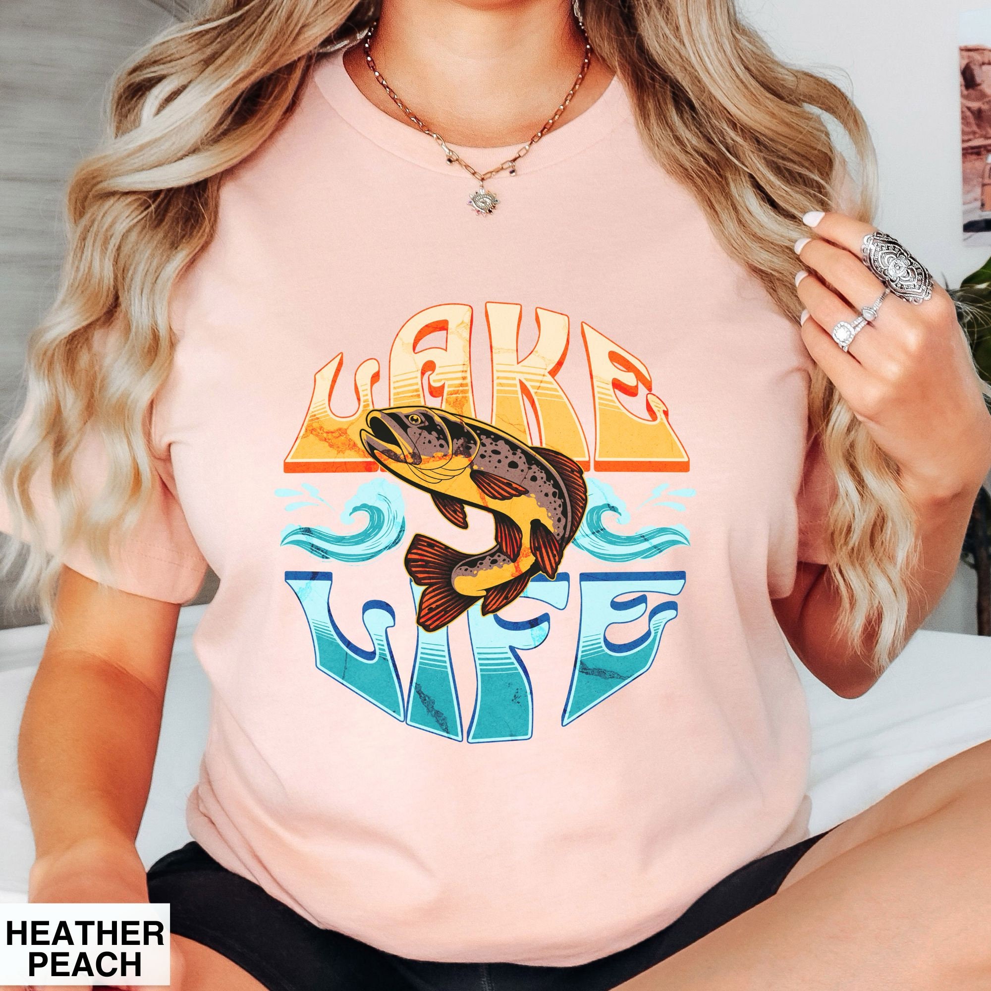 Lake Life T-shirt, Fishing T-shirt, Fisherman T-shirt, Angler T-shirt ...