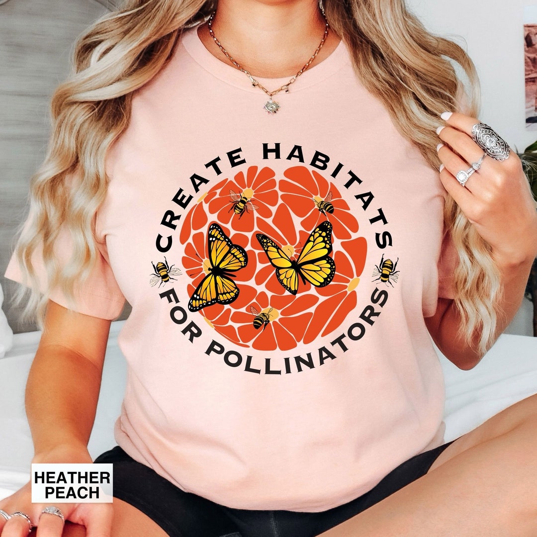 Save the Bees T-shirt, Bee Lover Tee, Pollinator Shirt, Gardener T-shirt, Nature Lover Shirt ...