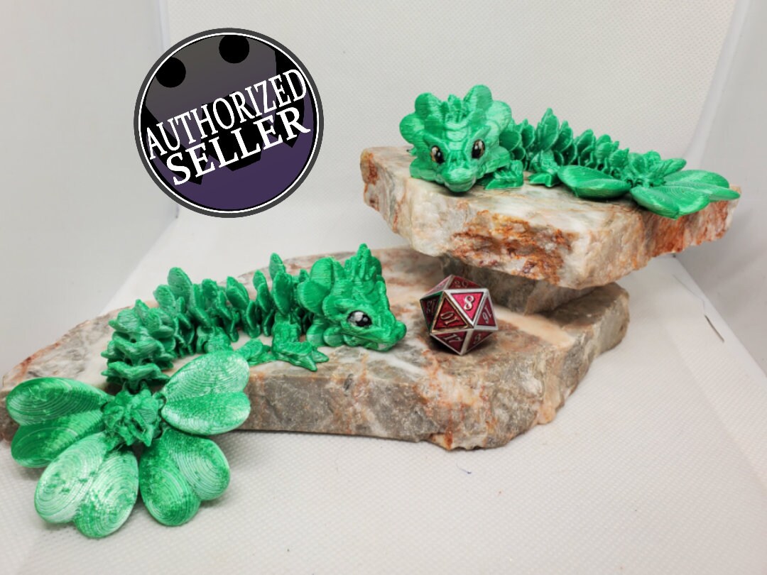 Baby Clover Dragon - Etsy