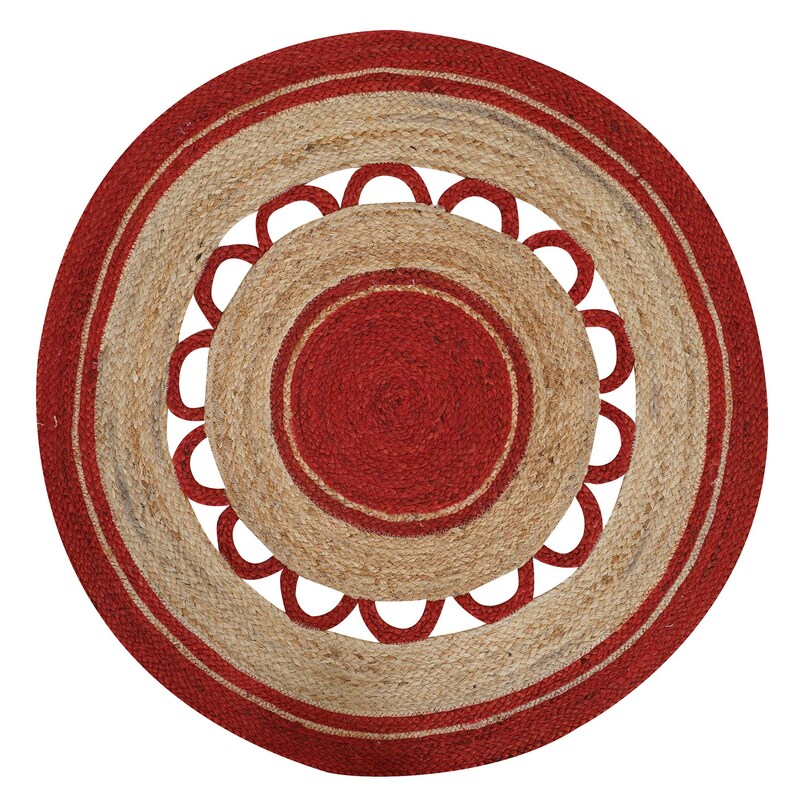 Round Jute Rug - Etsy