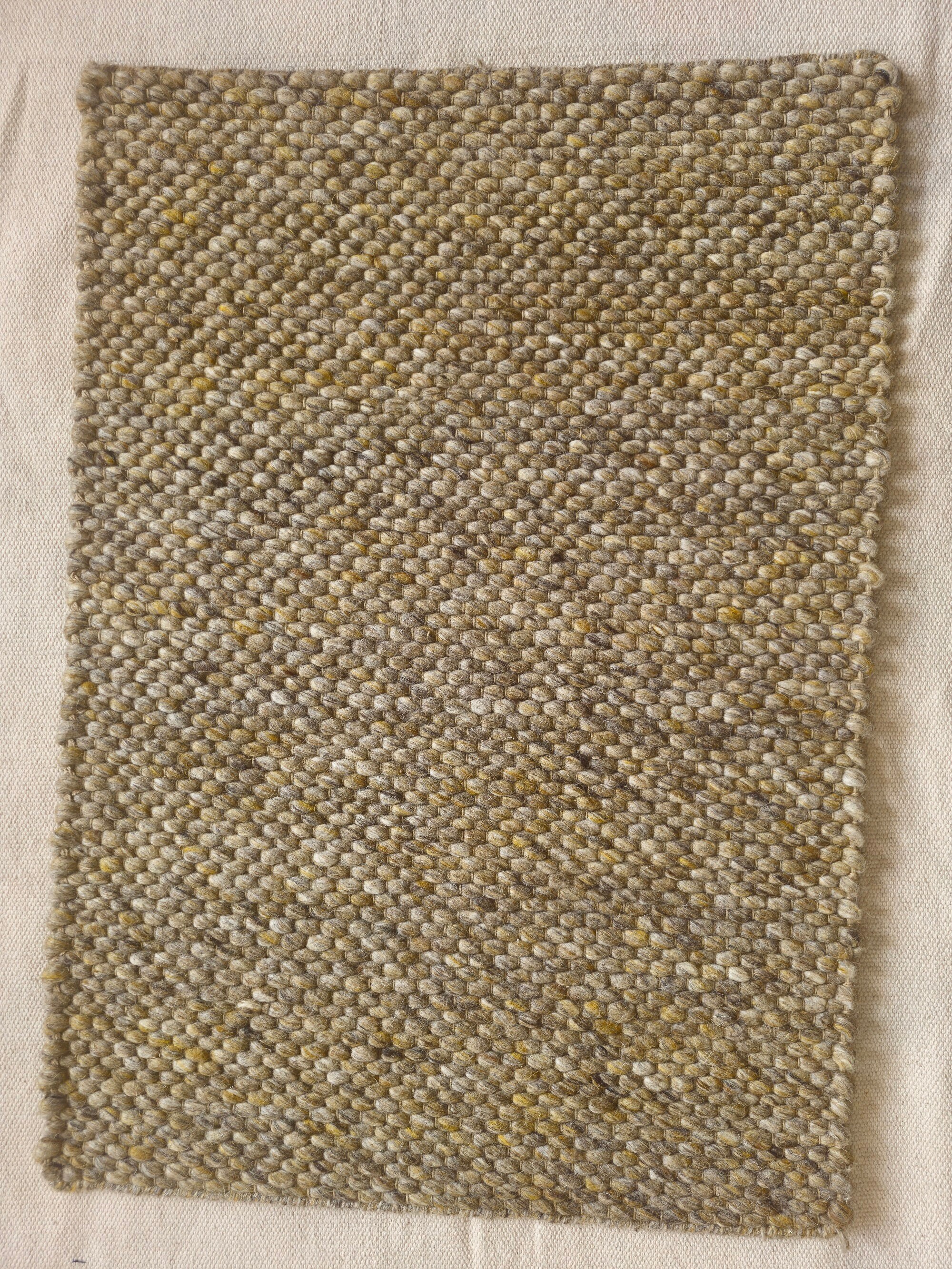 Hand Woven Chunky Loop Wool Area Rug, Yoga Mat Prayer Mat Rugs Wool ...