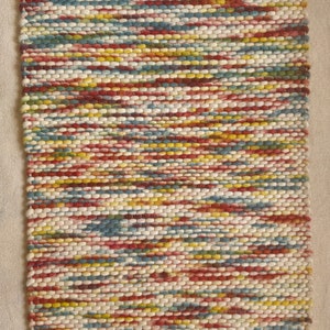 Hand Woven Chunky Loop Wool Area Rug, Yoga Mat Prayer Mat Rugs Wool ...