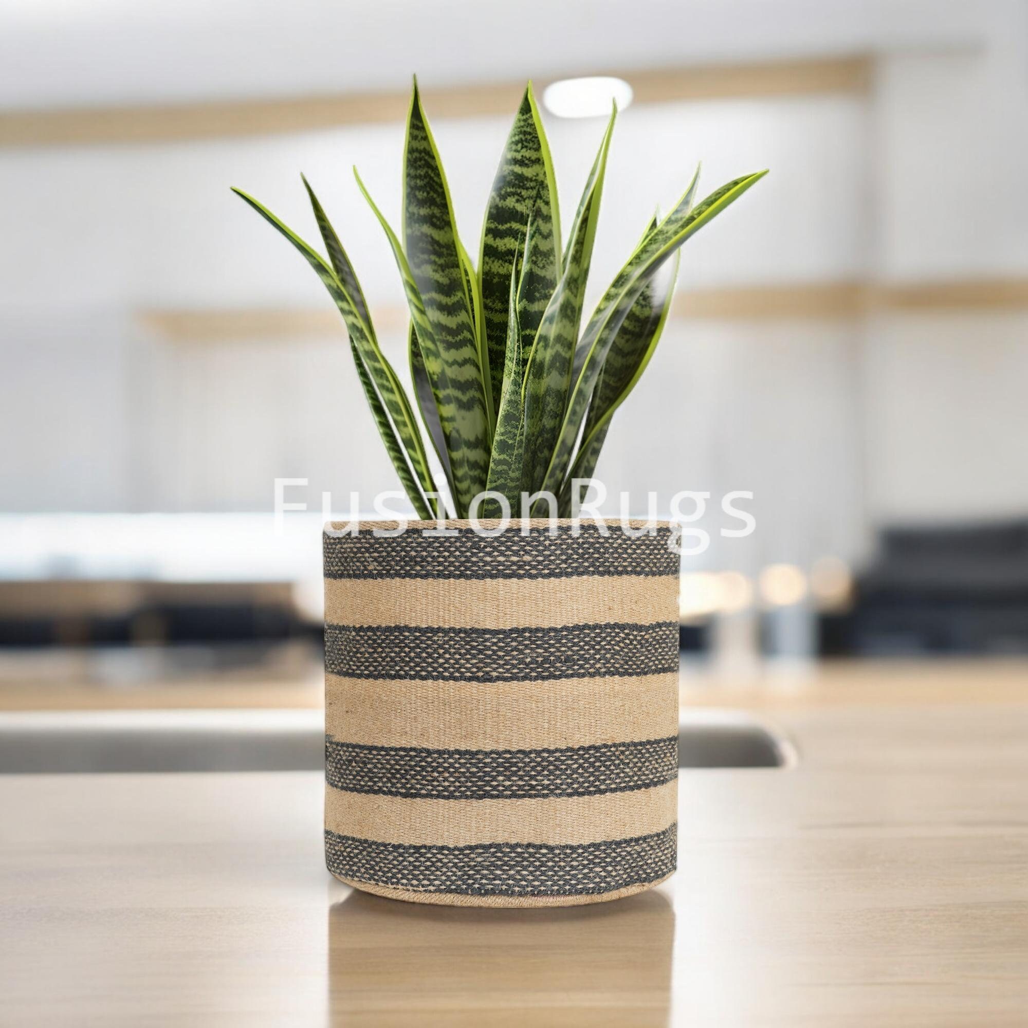 Jute Planet Pot, Storage Basket, Planter, Personalized Plant Pot ...