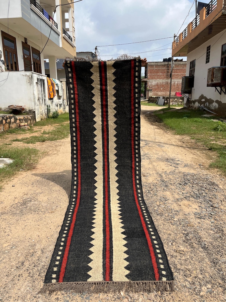 Stair Runner - Handmade Runner Jute Runner Hallway Enterway Runner ...