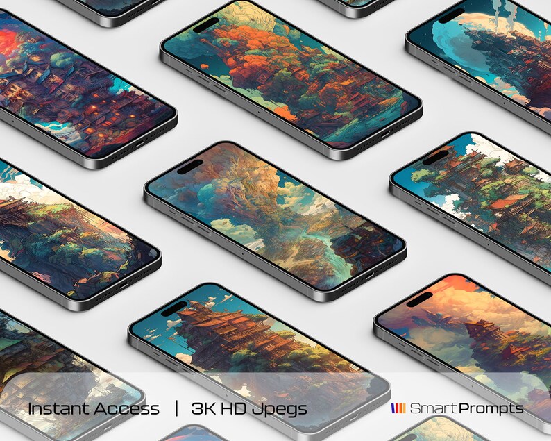 Mobile Phone Wallpapers, Fantasy Wallpaper Iphone, Illustration ...