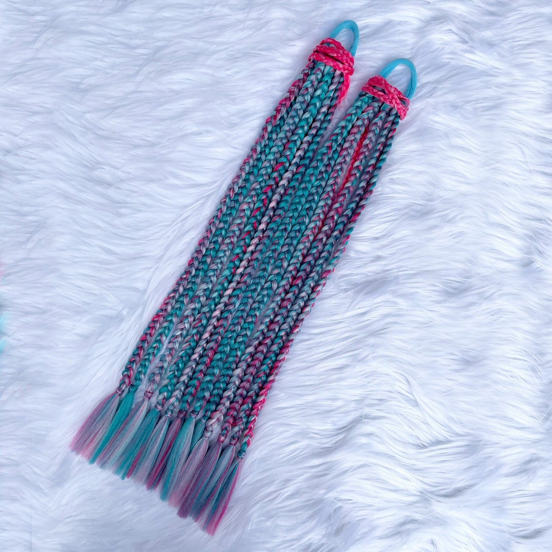 Starfire Tie-in Rave Braids Hair Extension - Etsy