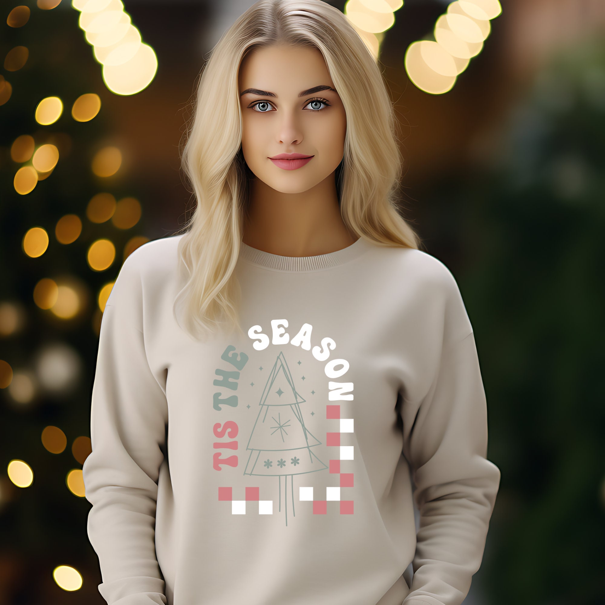 Retro Christmas Bundle - 6 PNG SVG Christmas Graphics, Merry Christmas ...