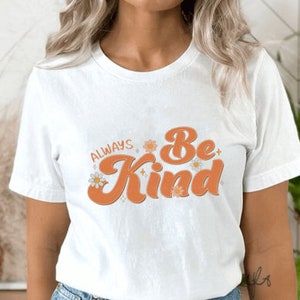 Retro Be Kind PNG SVG Bundle: Boho Groovy Designs (digital Download) - Etsy
