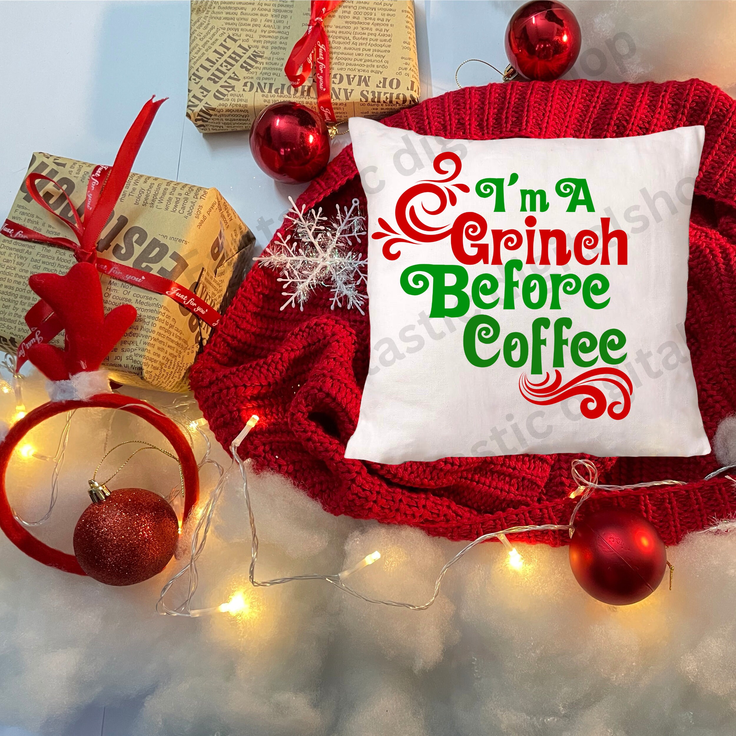 Grinch Bundle 8 Designs - Festive Digital Designs for Christmas Crafts ...