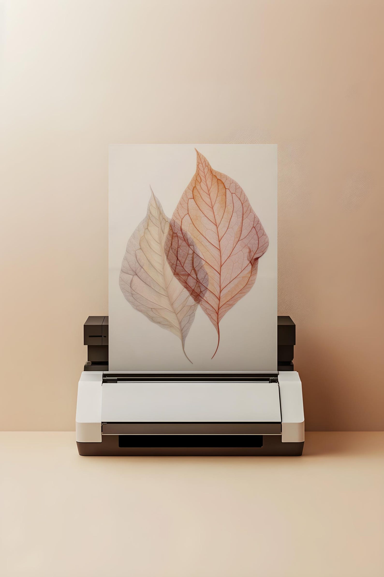 Autumn Leaves Close-up Print, Fall Botanical Illustration, Printable ...