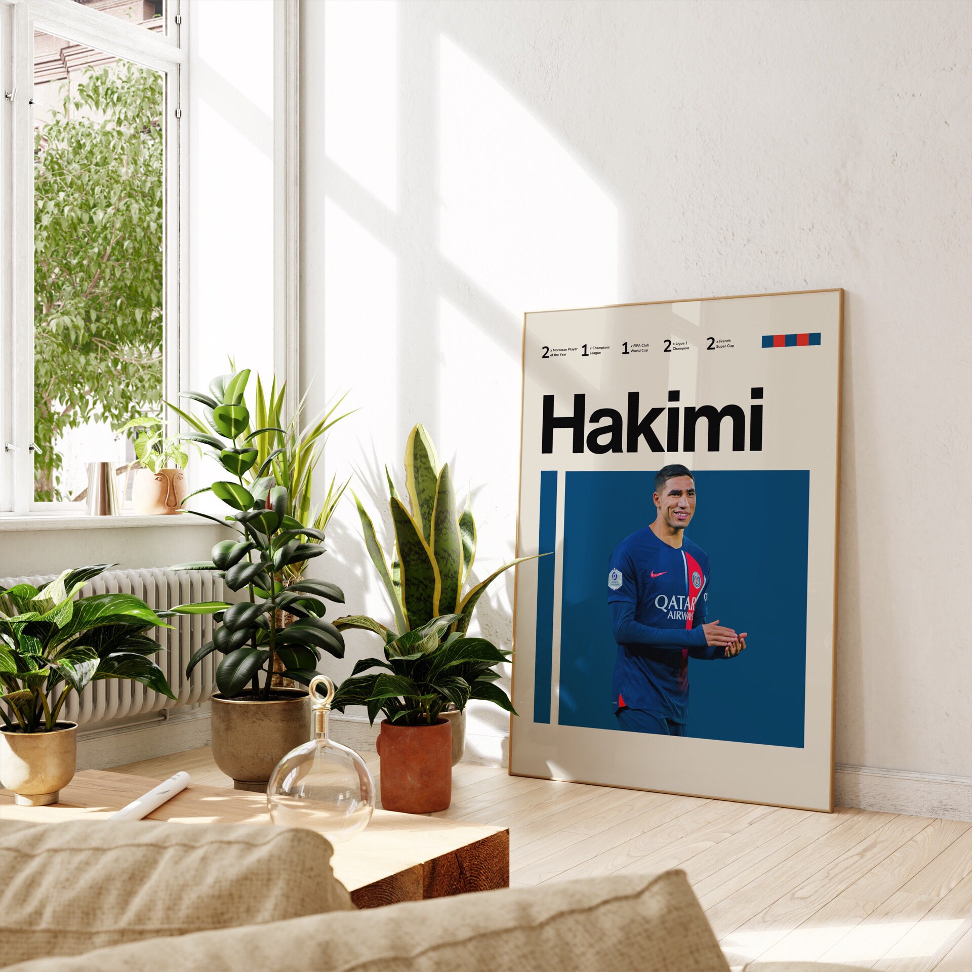 Achraf Hakimi Paris Saint Germain Poster Instant Download - Etsy