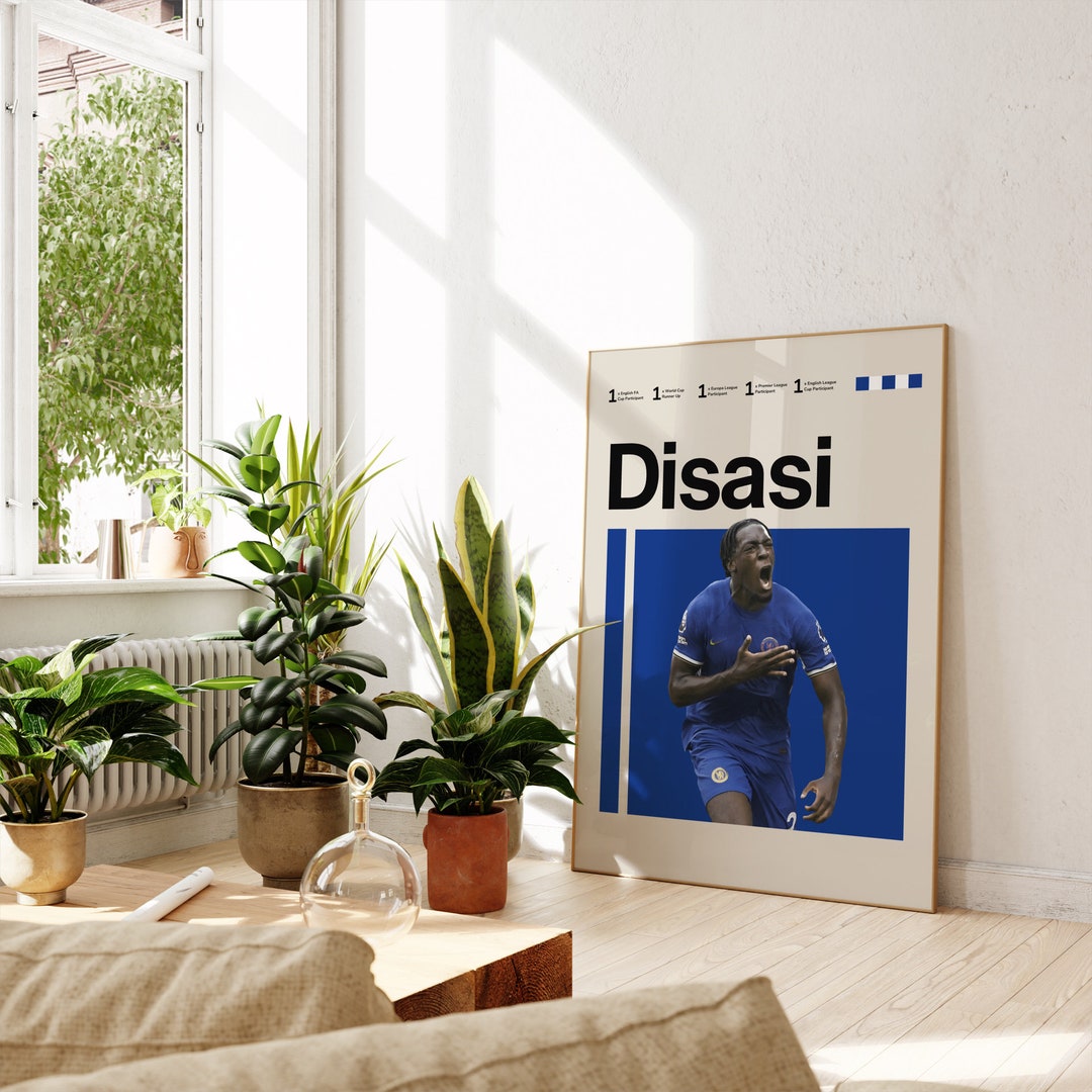 Axel Disasi Chelsea Poster Instant Download - Etsy