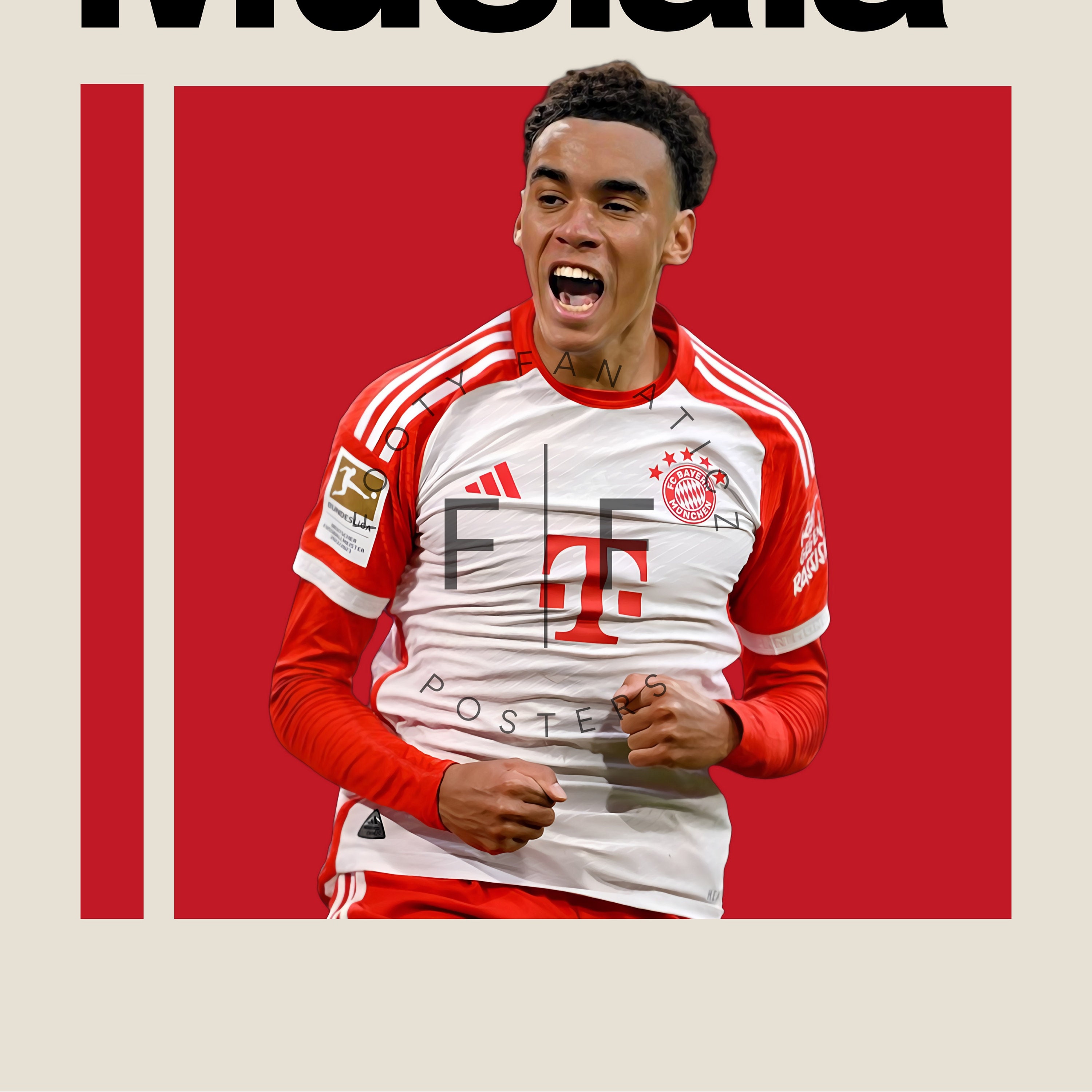 Jamal Musiala Bayern Munich Poster Instant Download - Etsy