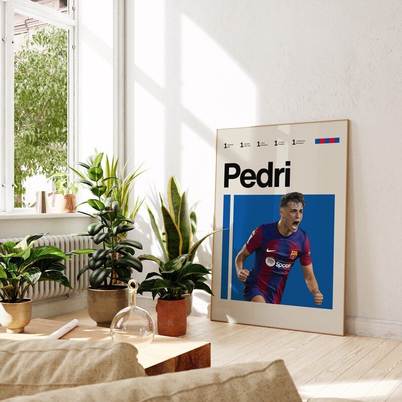 Pedri Barcelona Poster - Instant Download - Etsy