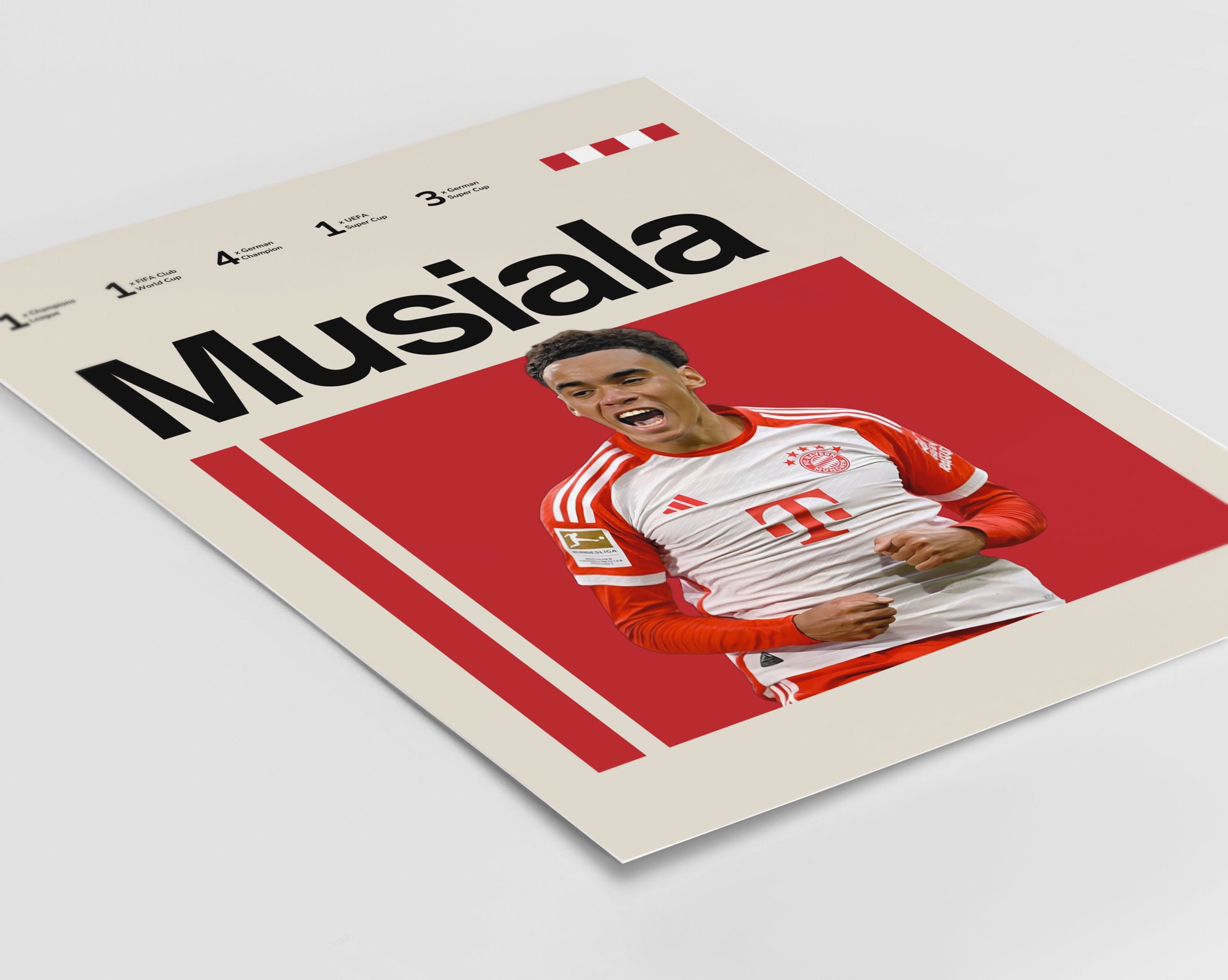 Jamal Musiala Bayern Munich Poster Instant Download - Etsy