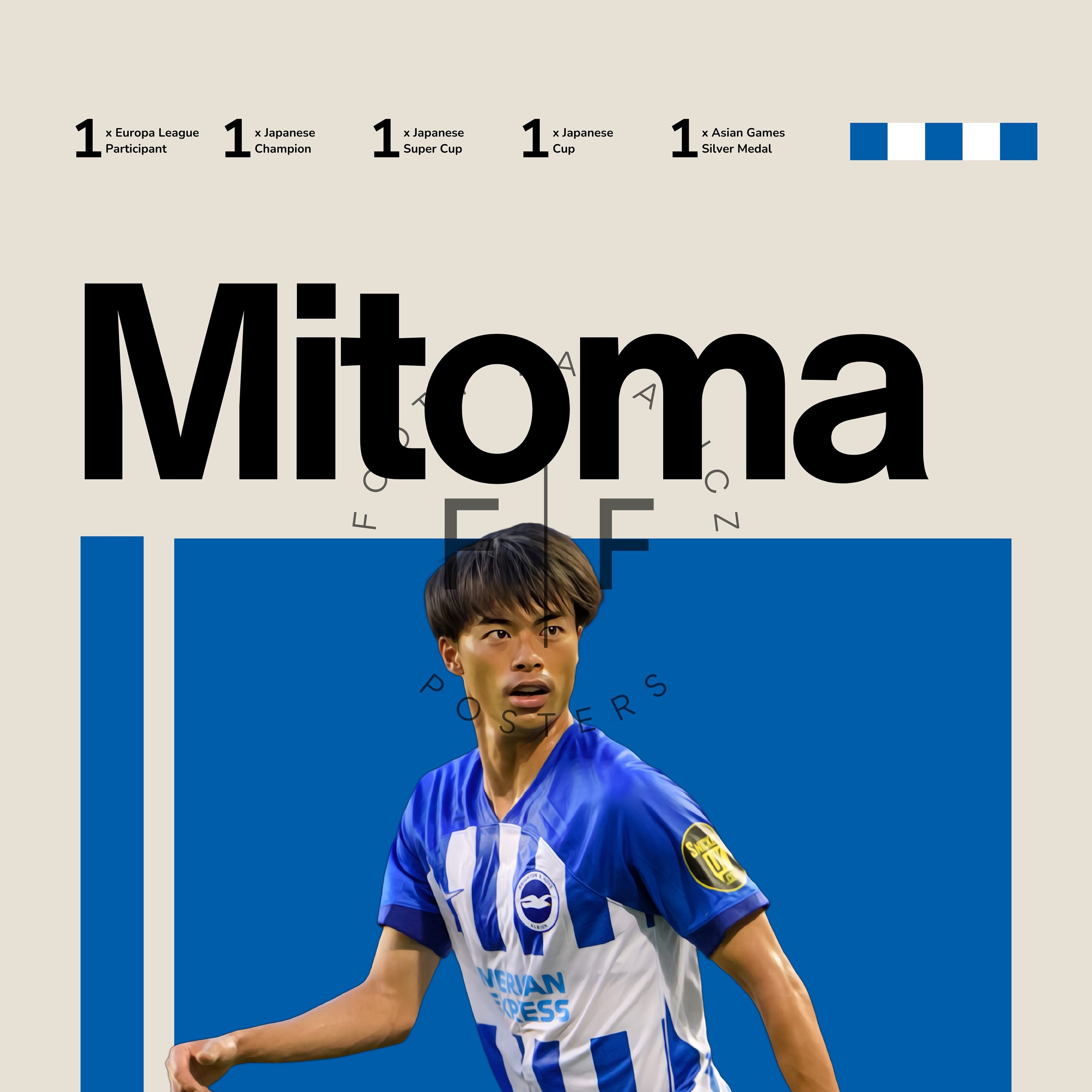 Kaoru Mitoma Brighton Poster Instant Download - Etsy