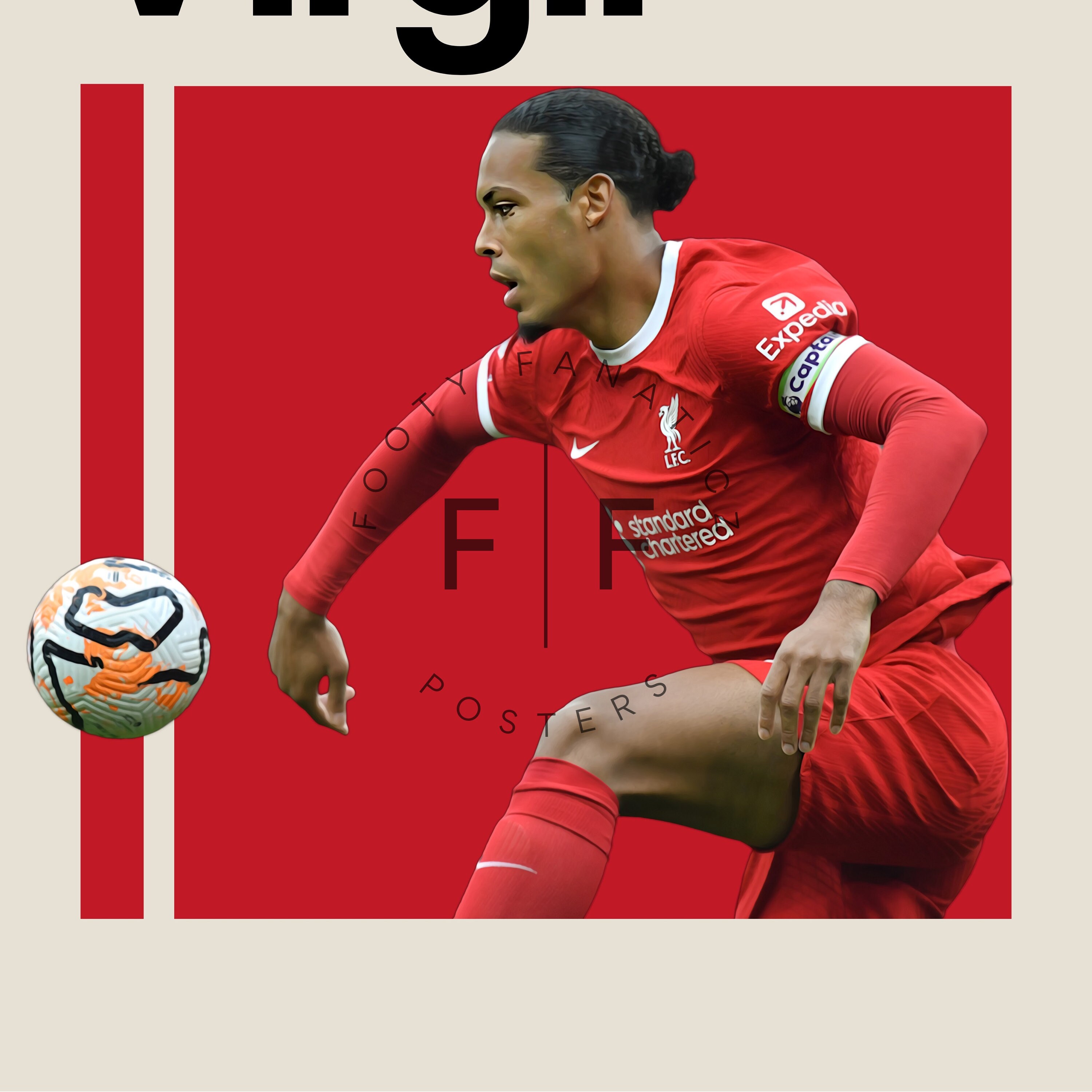 Virgil Van Dijk Liverpool Poster Instant Download - Etsy