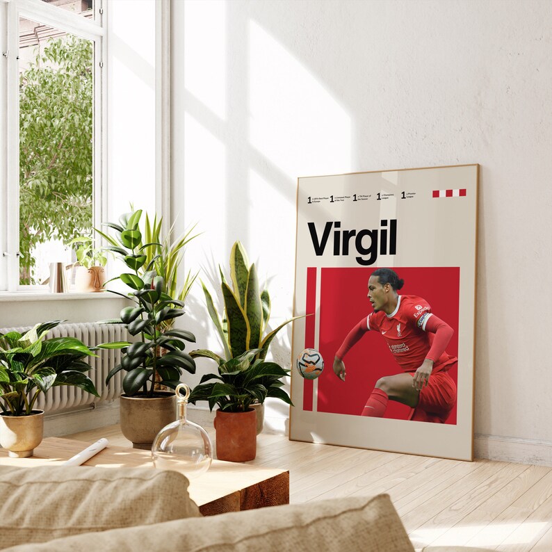 Virgil Van Dijk Liverpool Poster Instant Download - Etsy