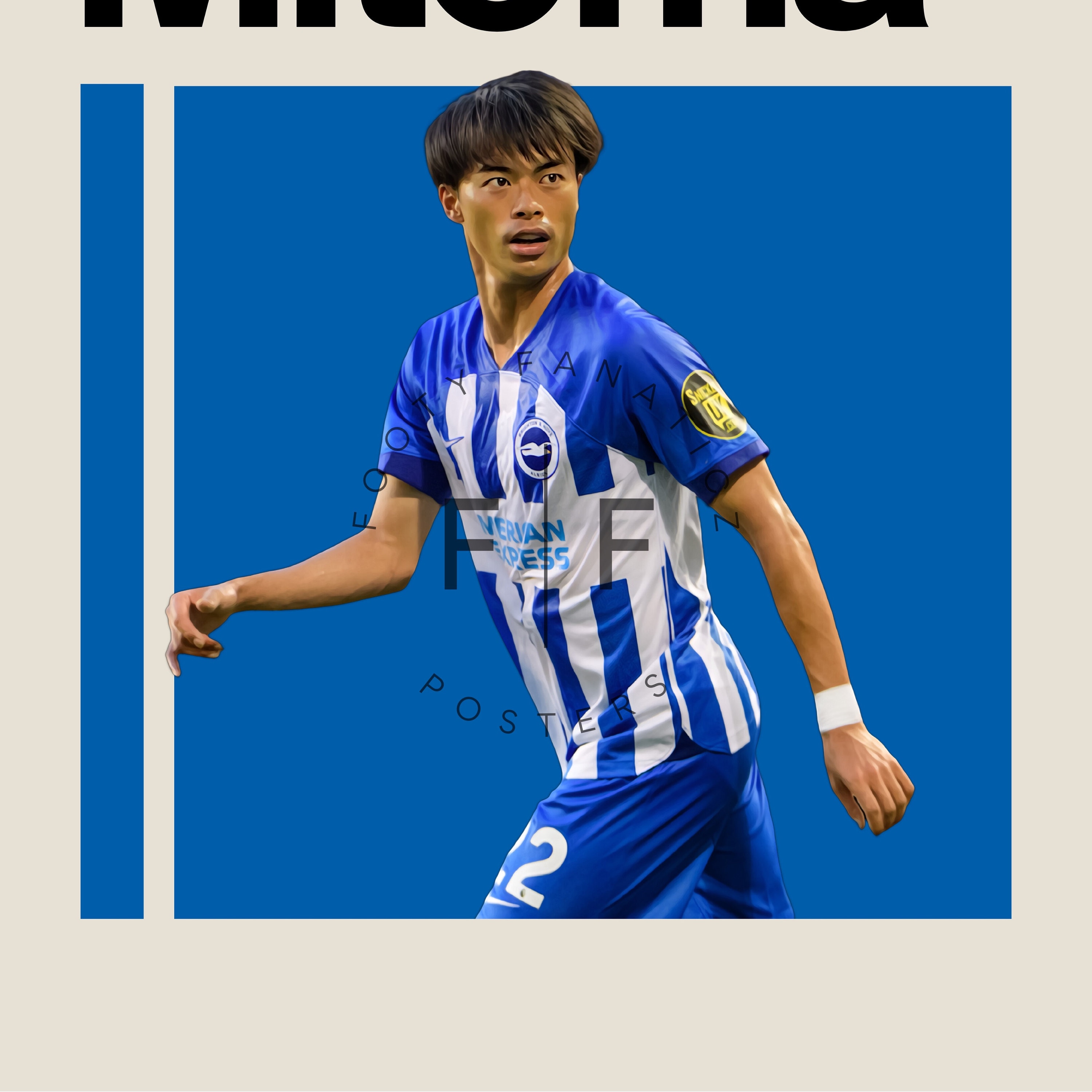 Kaoru Mitoma Brighton Poster Instant Download - Etsy