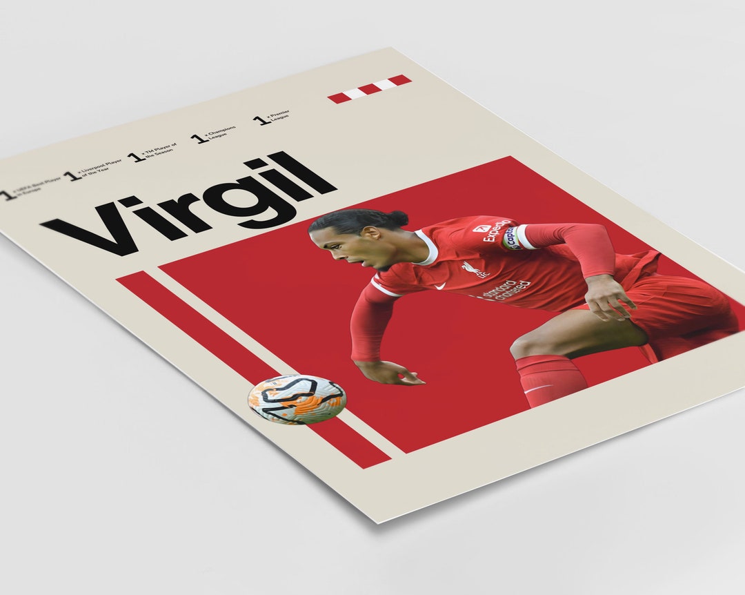 Virgil Van Dijk Liverpool Poster Instant Download - Etsy