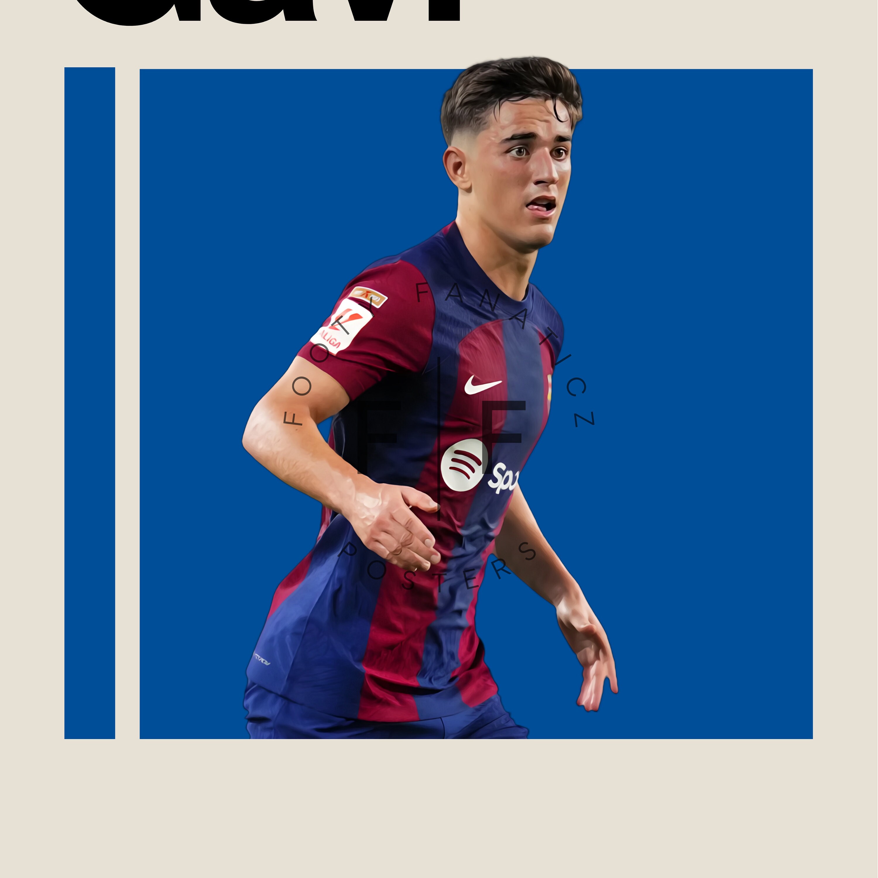 Gavi Barcelona Poster Instant Download - Etsy