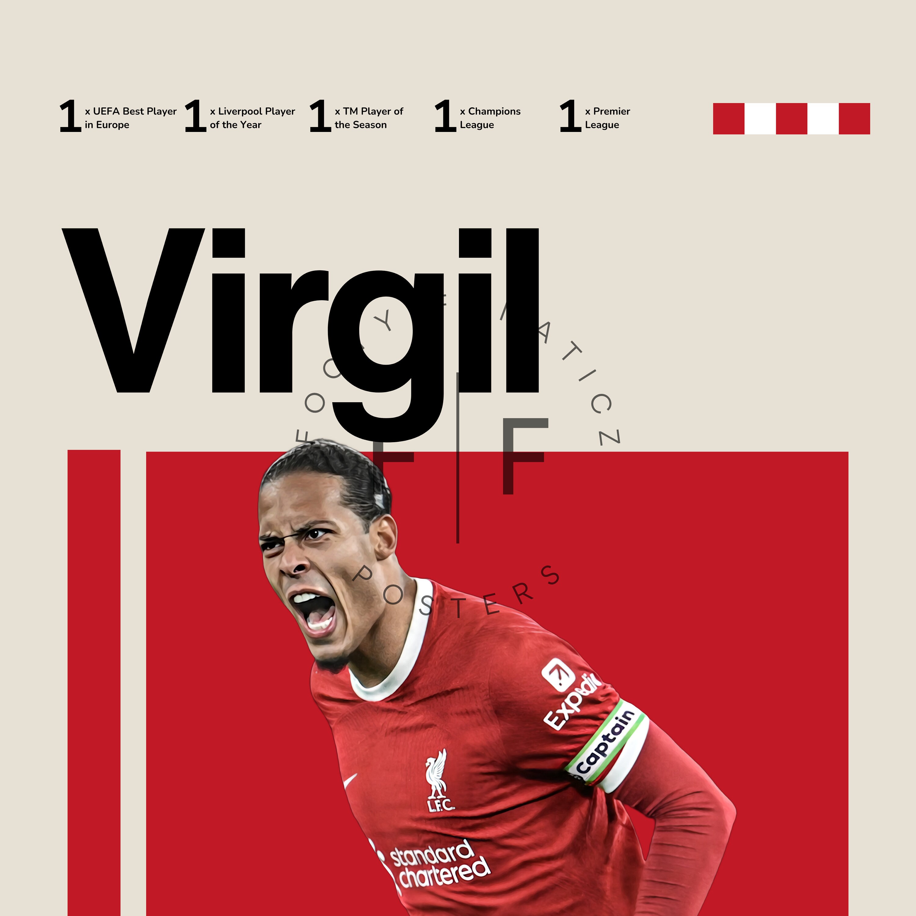 Virgil Van Dijk Liverpool Poster - Instant Download - Etsy