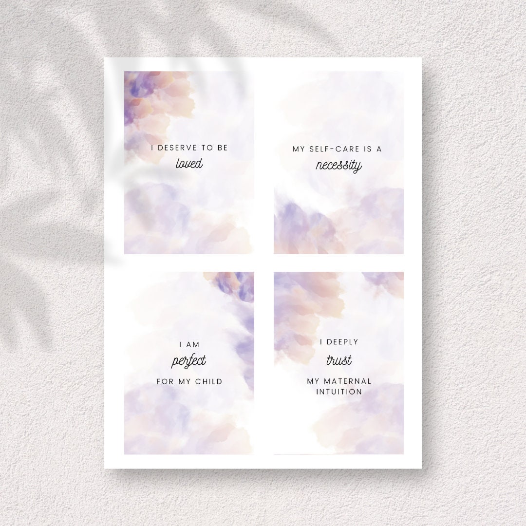 30 Mama Affirmation Cards | Printable | Positive Motherhood ...