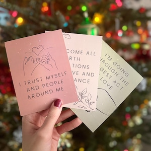 20 Birth Affirmation Cards | Baby Shower Gift | Positive Birth ...