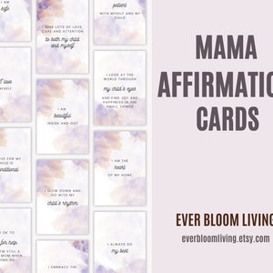 30 Mama Affirmation Cards | Printable | Positive Motherhood ...
