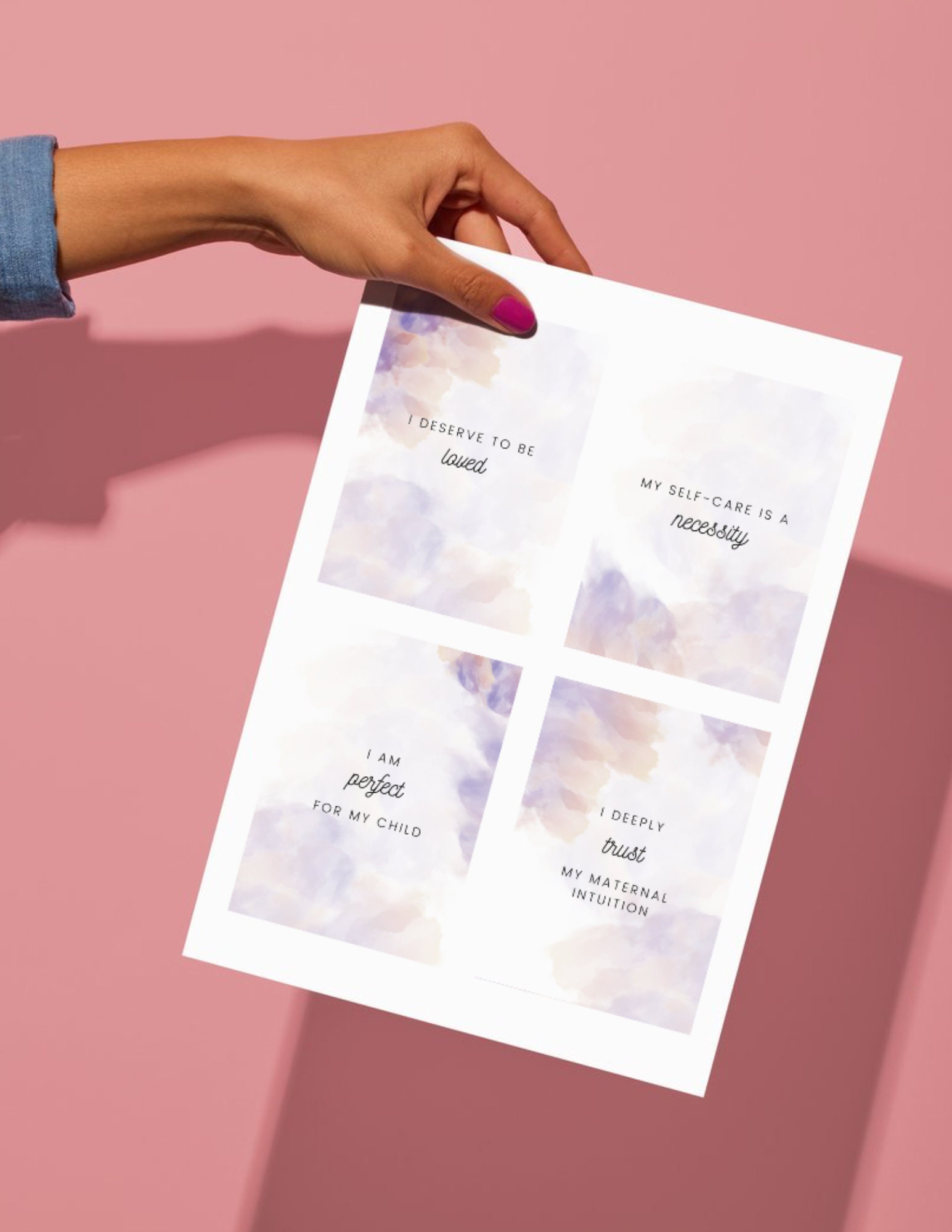 30 Mama Affirmation Cards | Printable | Positive Motherhood ...
