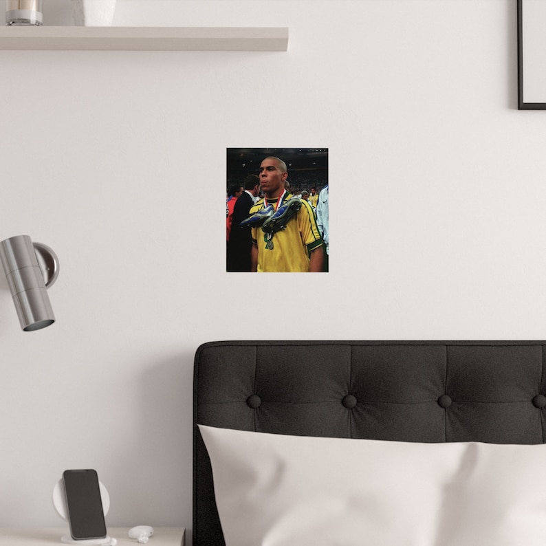 Ronaldo Nazário Satin Posters (210gsm), R9, Ronaldo Poster, Ronaldo ...