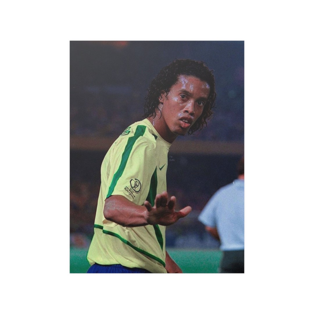 Ronaldinho Gaúcho Brazil Satin Posters (210gsm), Wall Decor, Wall Art ...