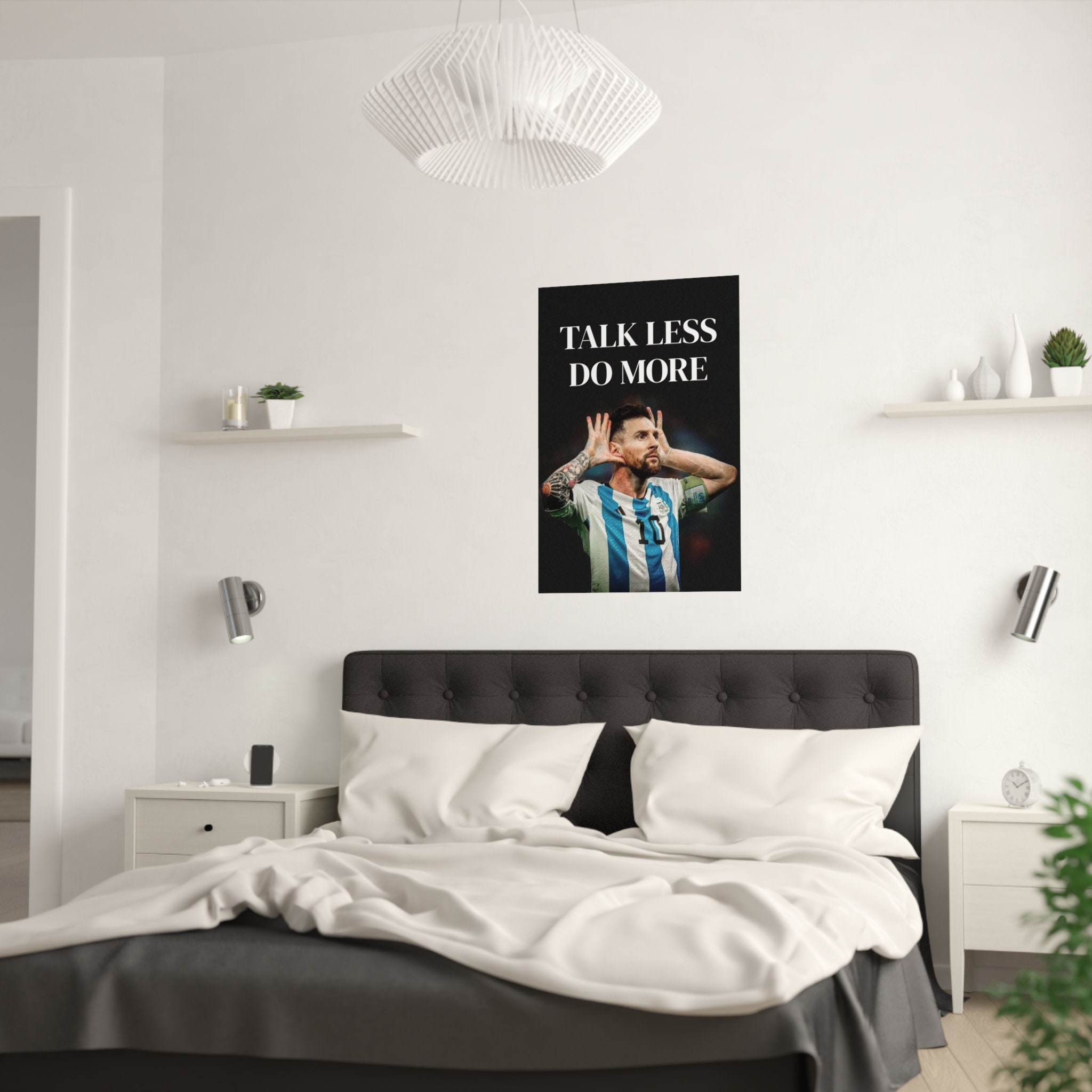 Messi Motivational Satin Posters (210gsm),wall Art, Soccer Decor,soccer ...