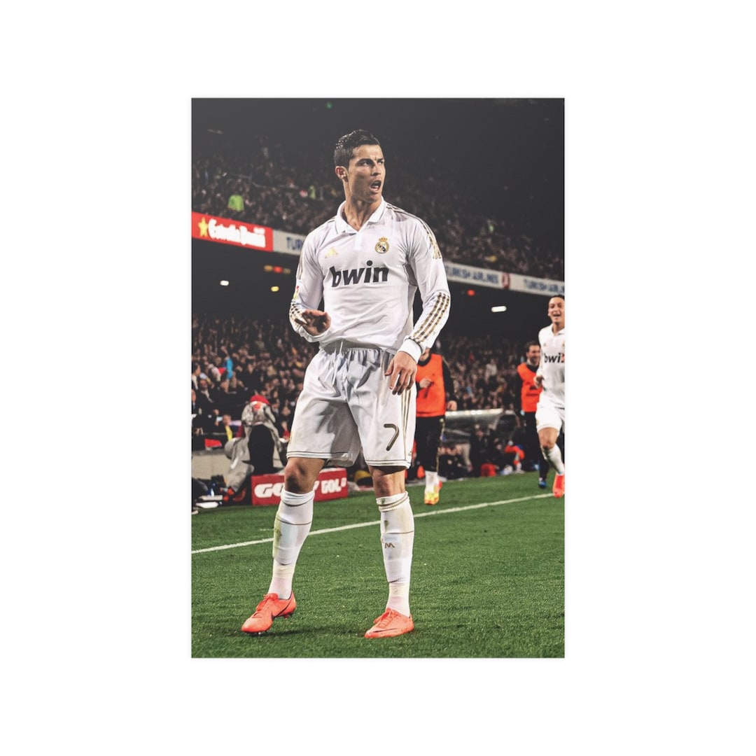 Cristiano Ronaldo Real Madrid Satin Posters(210gsm), Cr7,la Liga ...