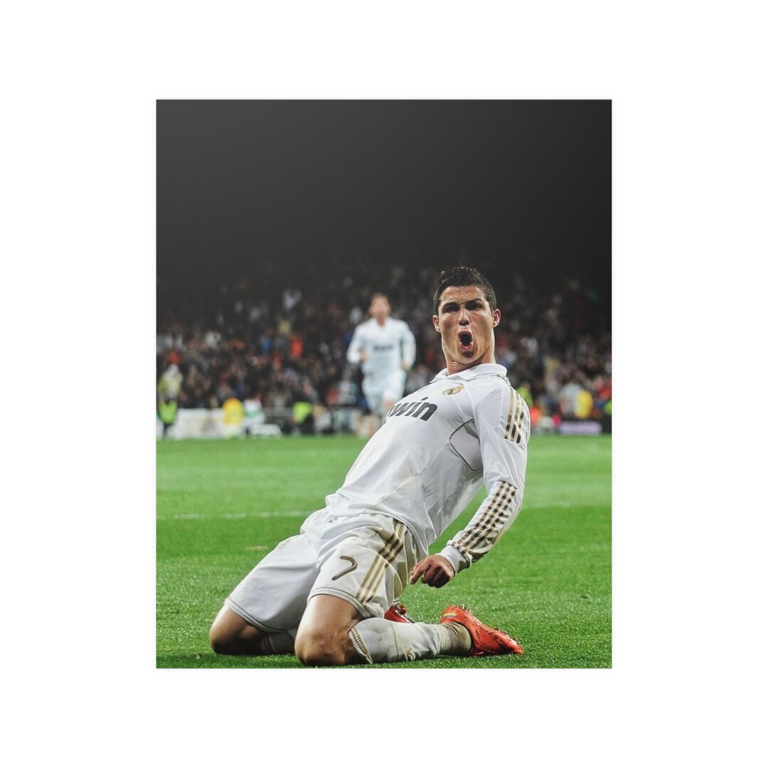 Cristiano Ronaldo Real Madrid Satin Posters(210gsm), Cr7,la Liga ...