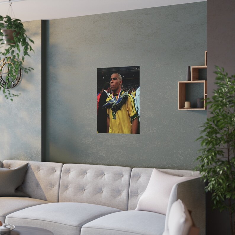 Ronaldo Nazário Satin Posters (210gsm), R9, Ronaldo Poster, Ronaldo ...