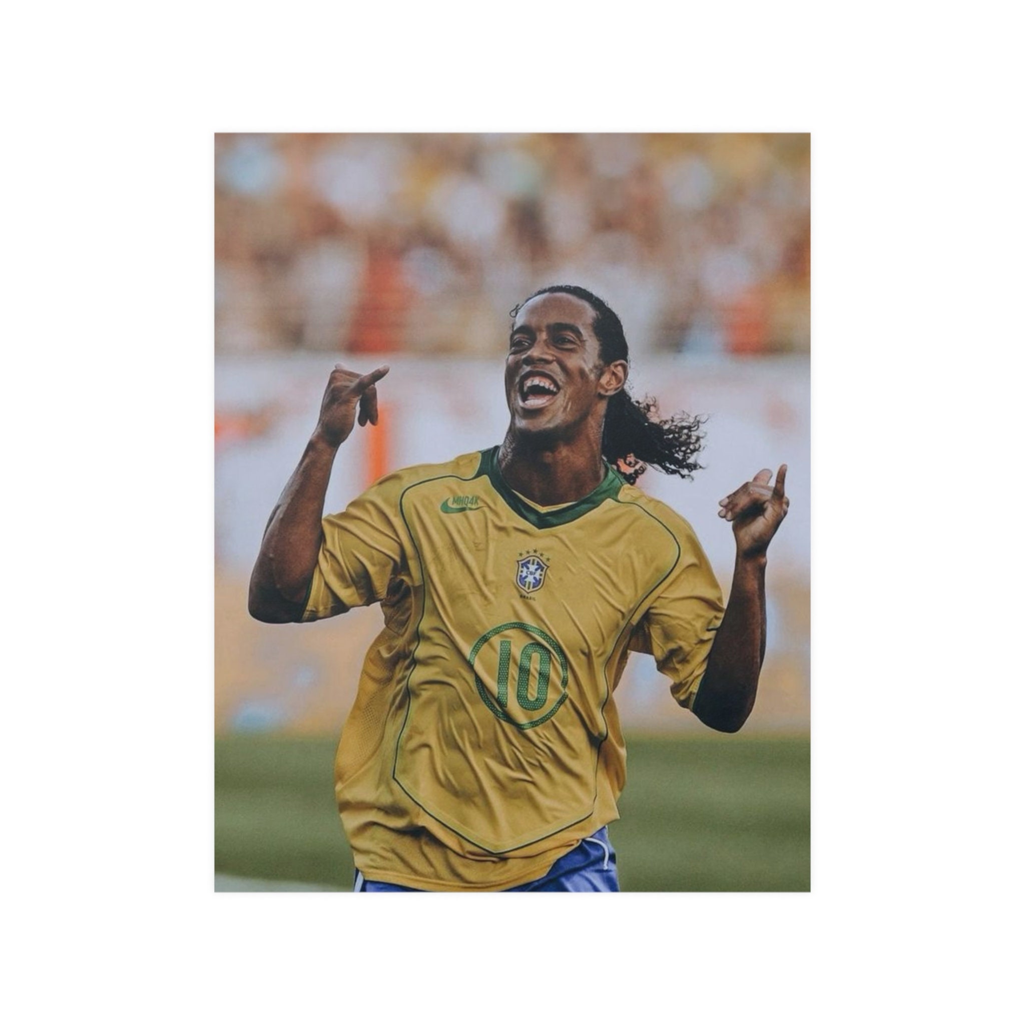 Ronaldinho Gaúcho Brazil Satin Posters (210gsm), Wall Decor, Wall Art ...