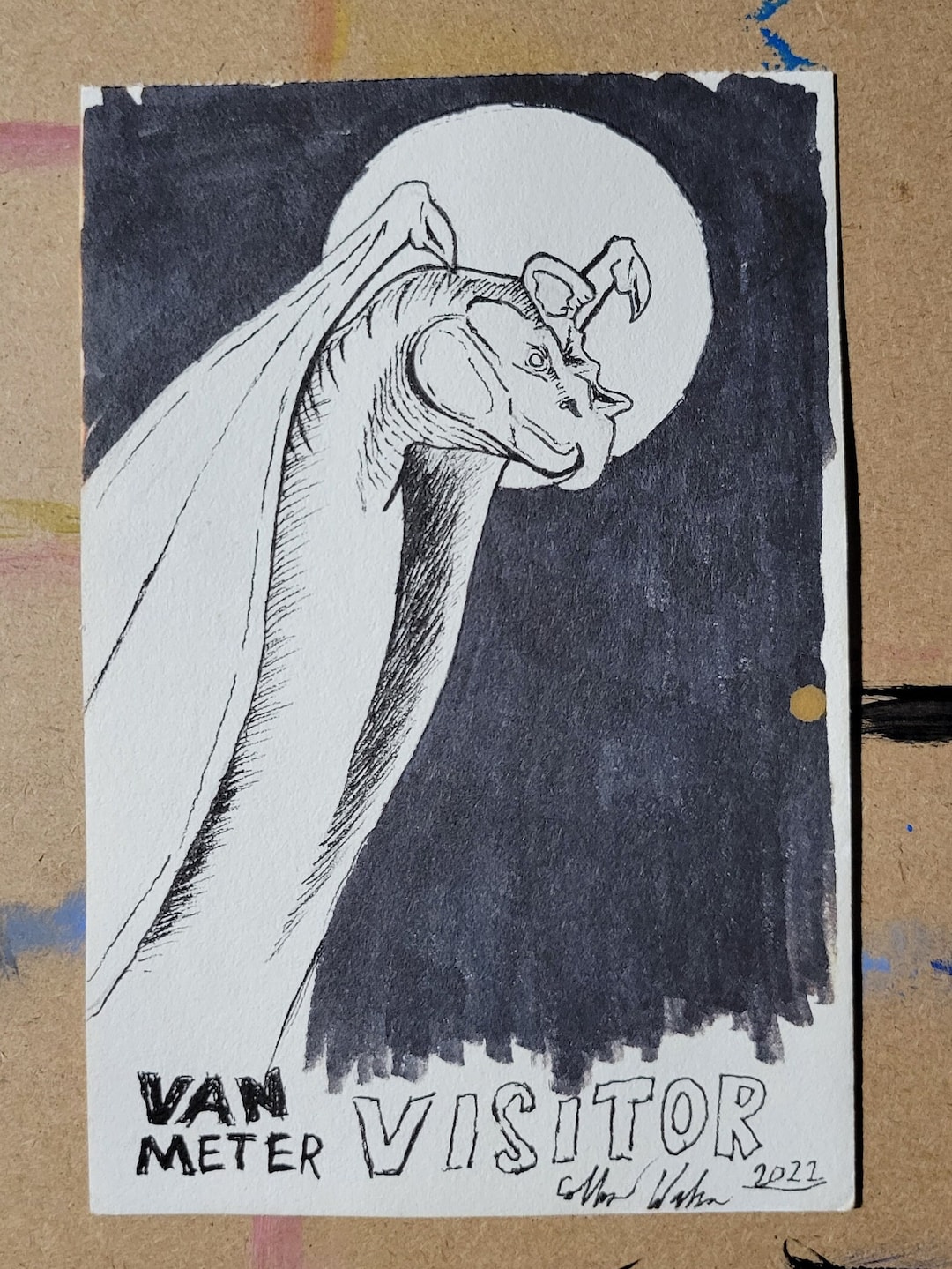 Van Meter Visitor Illustration - Etsy